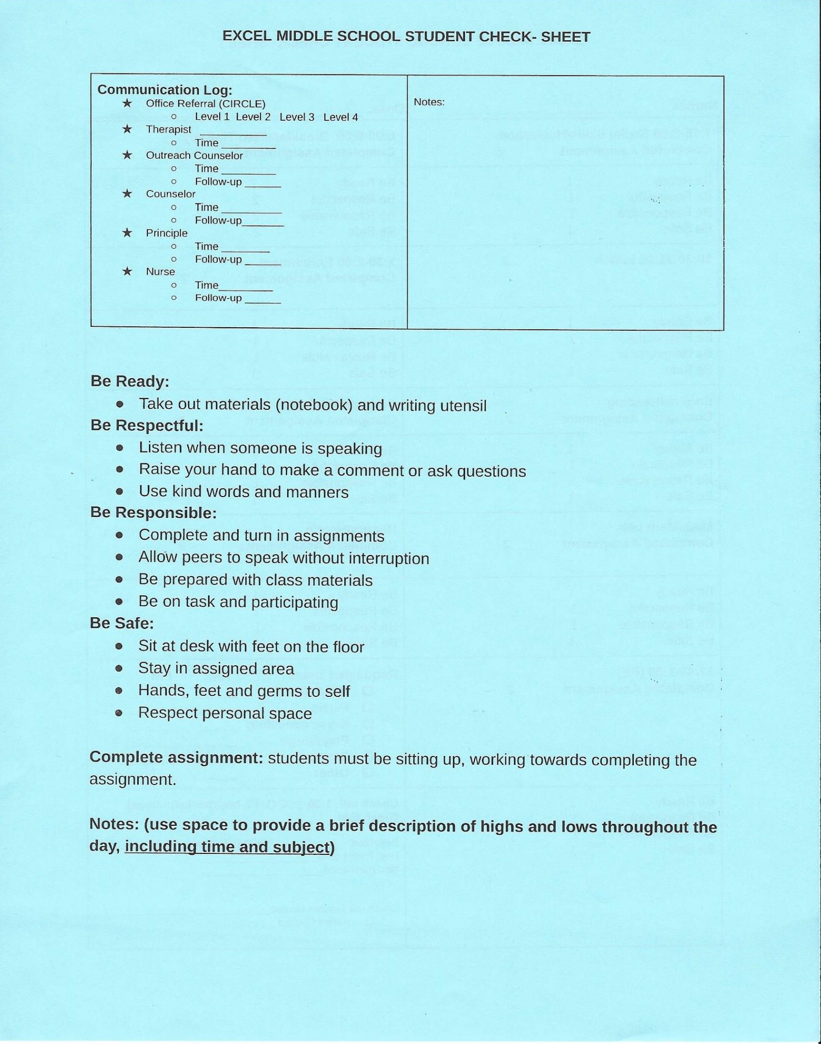 Tier 1 Problem Behavior Definitions – WVPBIS